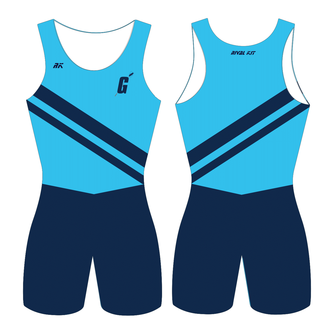 Gordons College Rowing AIOX Blue