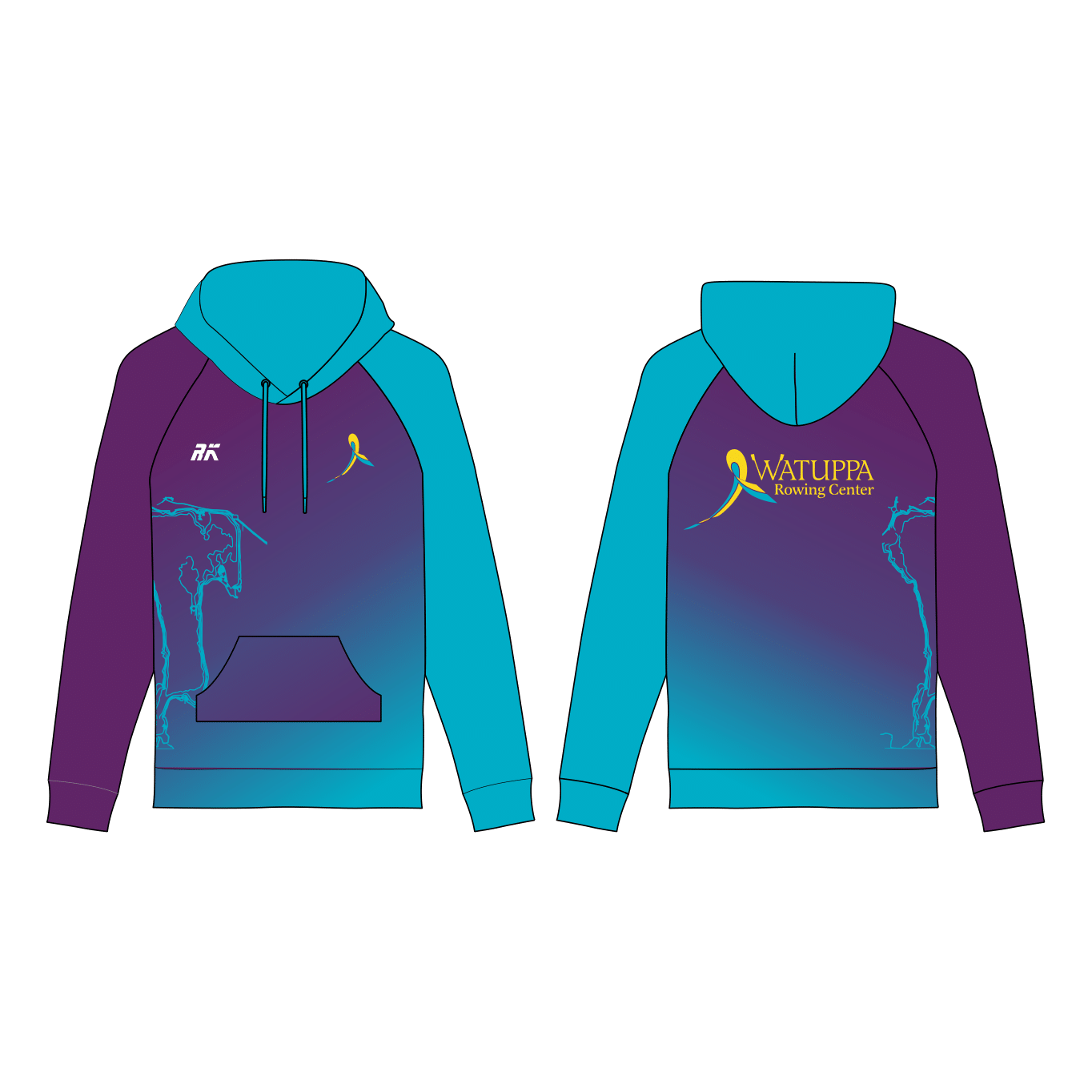Watuppa Rowing Center Hoodie 3