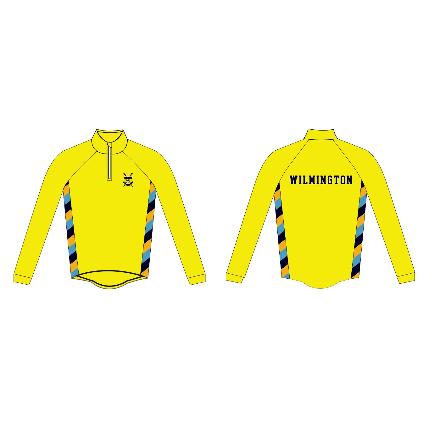 Wilmington Rowing Center Thermal HI-VIS Splash Jacket
