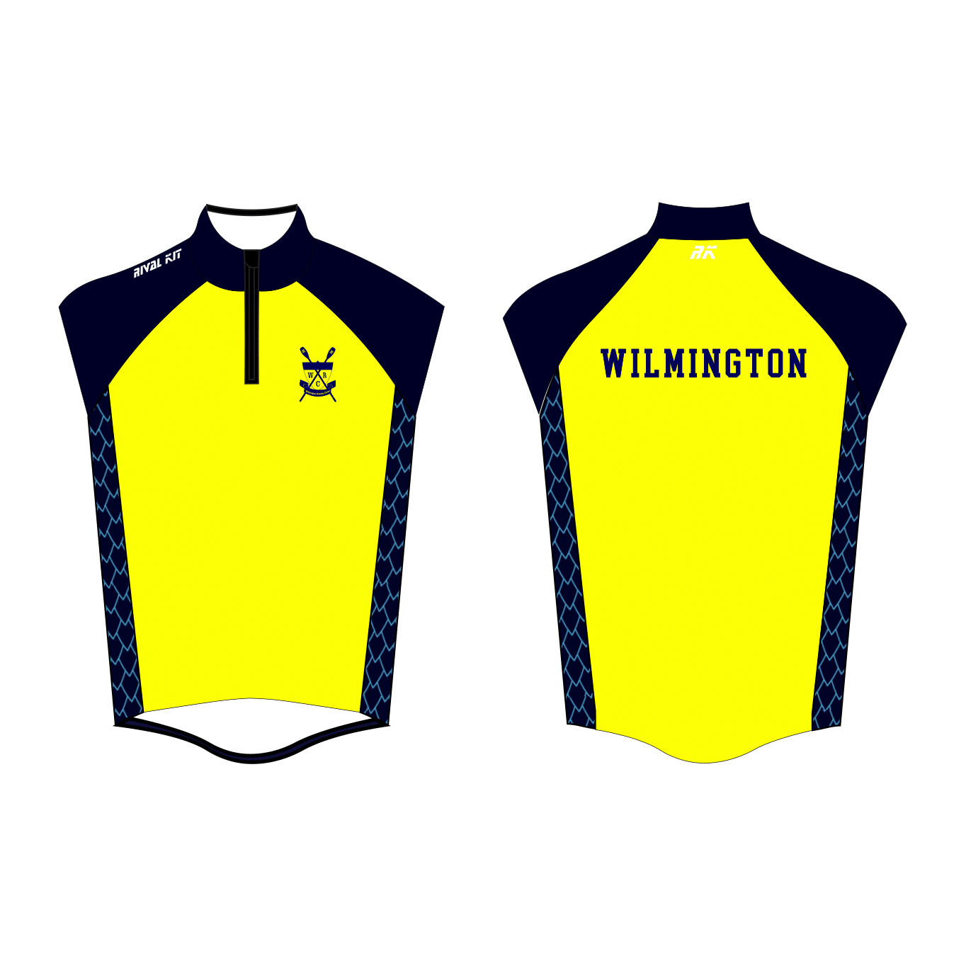 Wilmington Rowing Center Ultra Lightweight HI-VIS Gilet