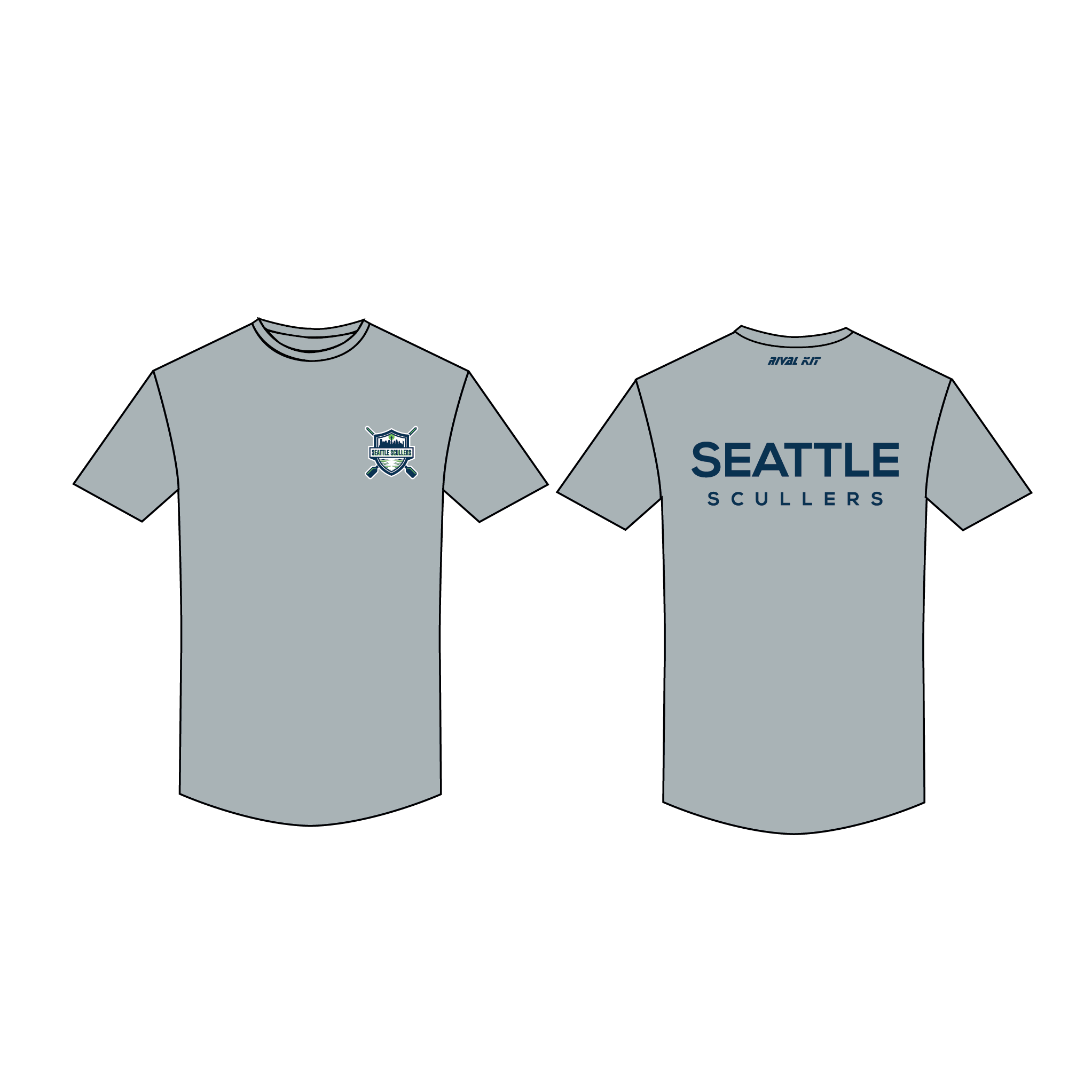 SEATTLE SCULLERS 201 Gym T-Shirt – Rivalkit USA