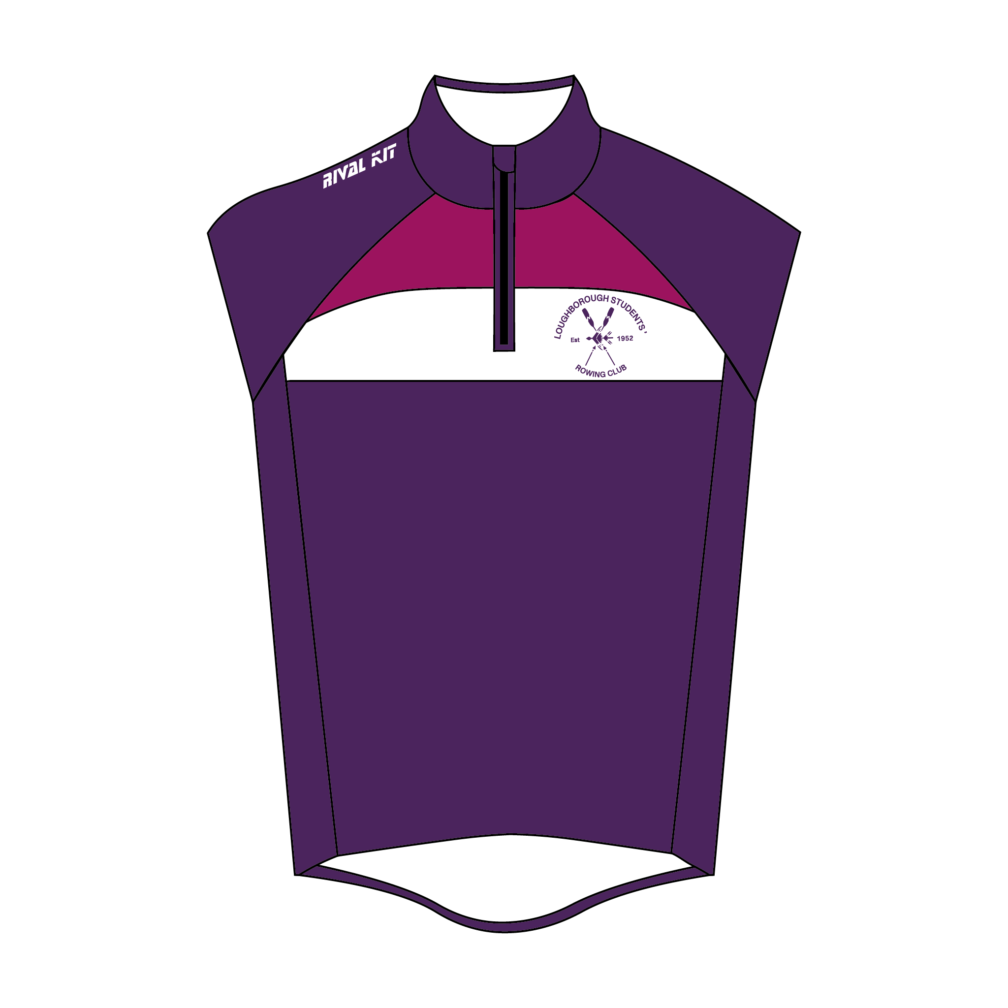 Loughborough Student’s Rowing Club Gilet – Rivalkit USA