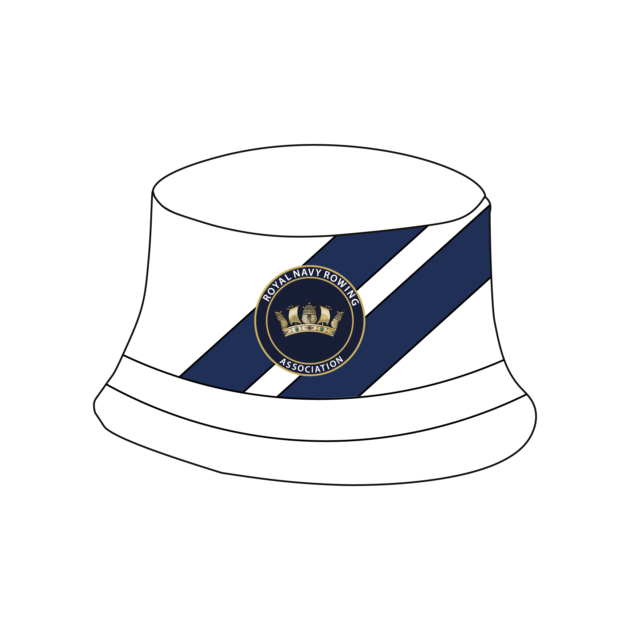 Royal Navy Rowing Association Reversible Bucket Hat – Rivalkit USA